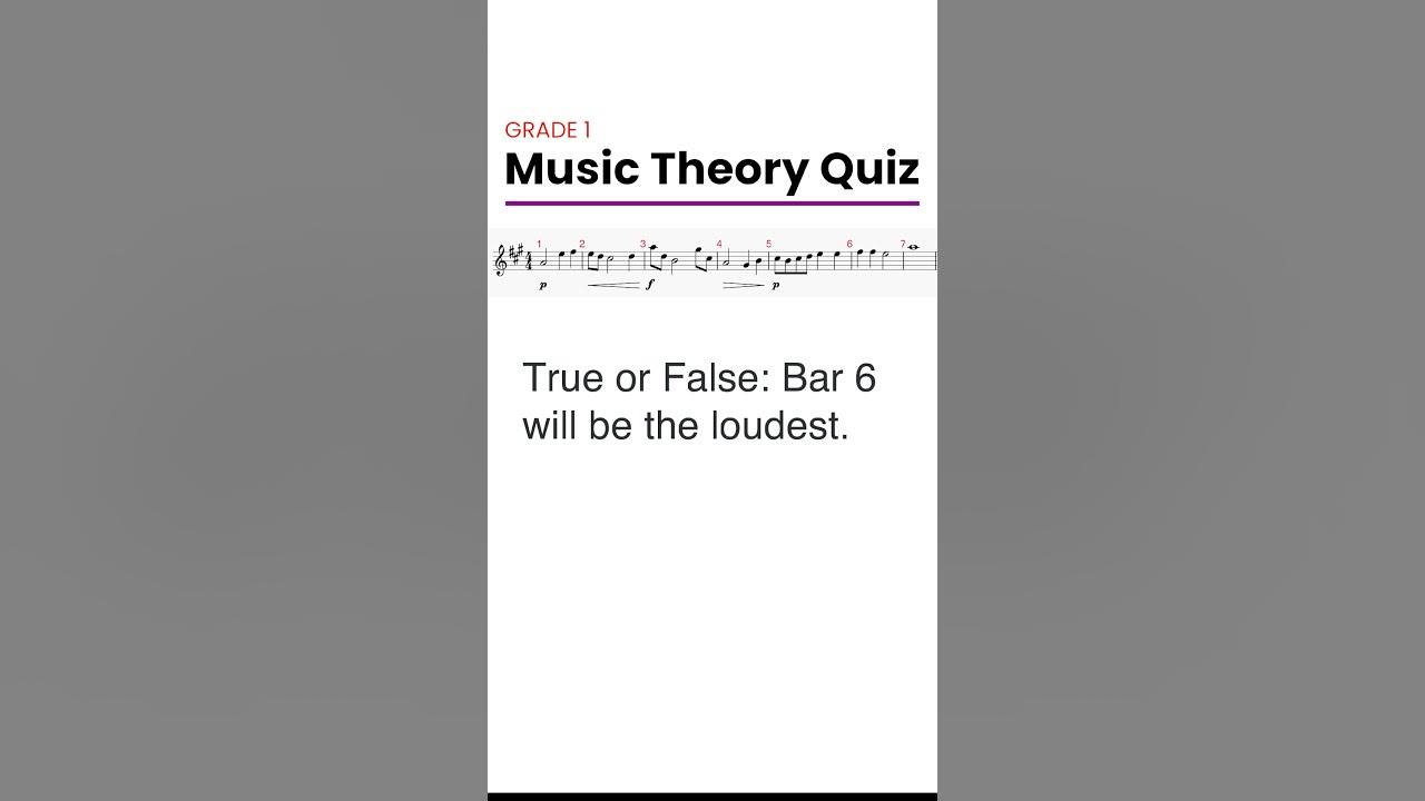 Music Theory Quiz! - YouTube