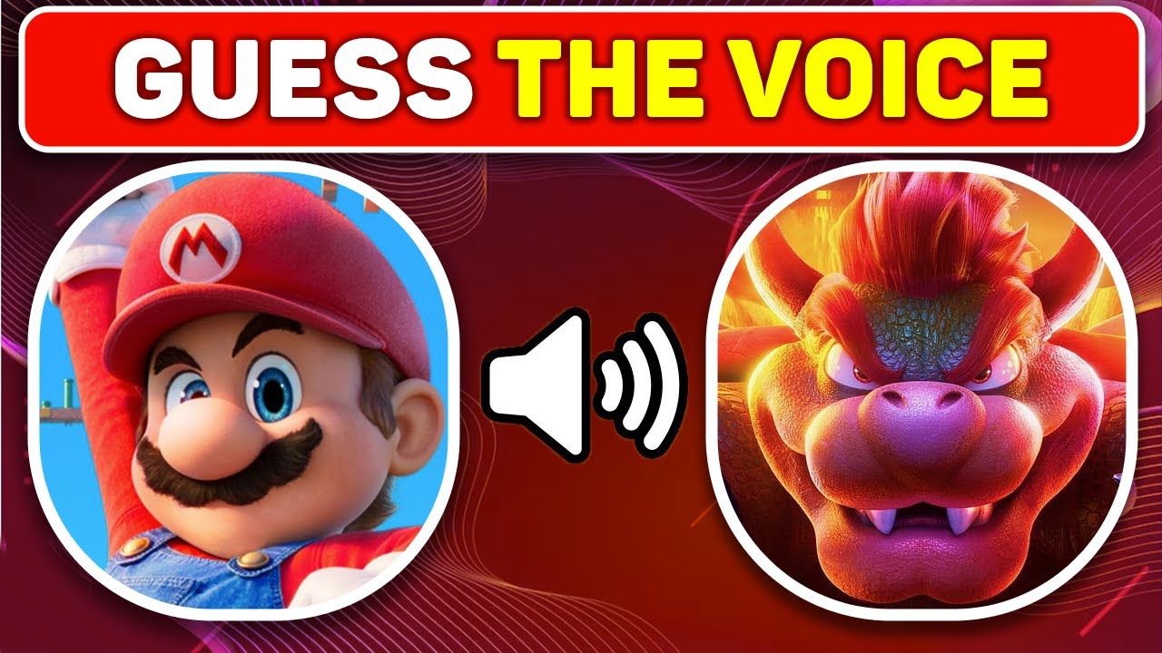 Guess the Mario Characters by Their Voice - Fun Challenge!🍄🍄 - YouTube