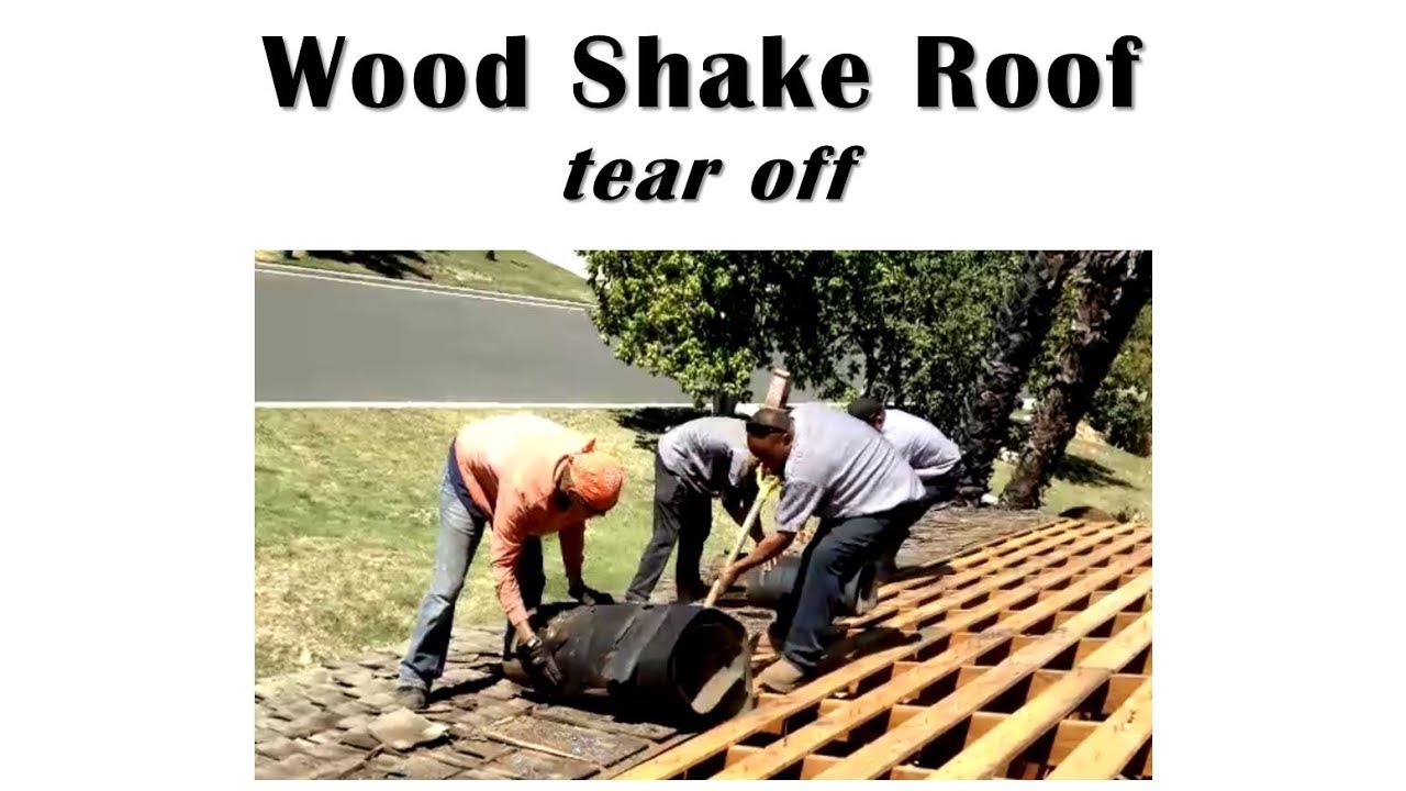 Wood Shake Roof Tear Off | wood shakes come off one roll at a time ...