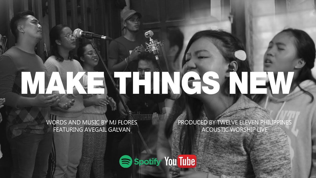 MJ Flores TV - Make Things New (Acoustic Live) - YouTube