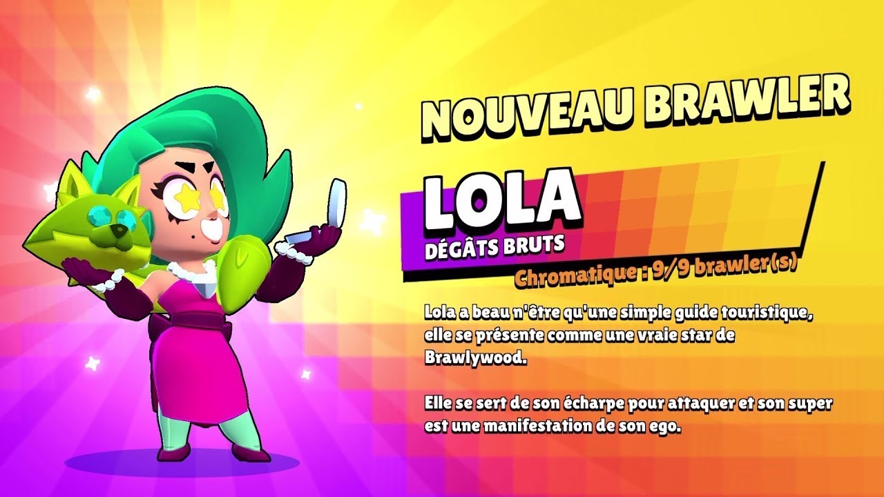 BRAWL STARS!(lola le nouveau brawler) - YouTube