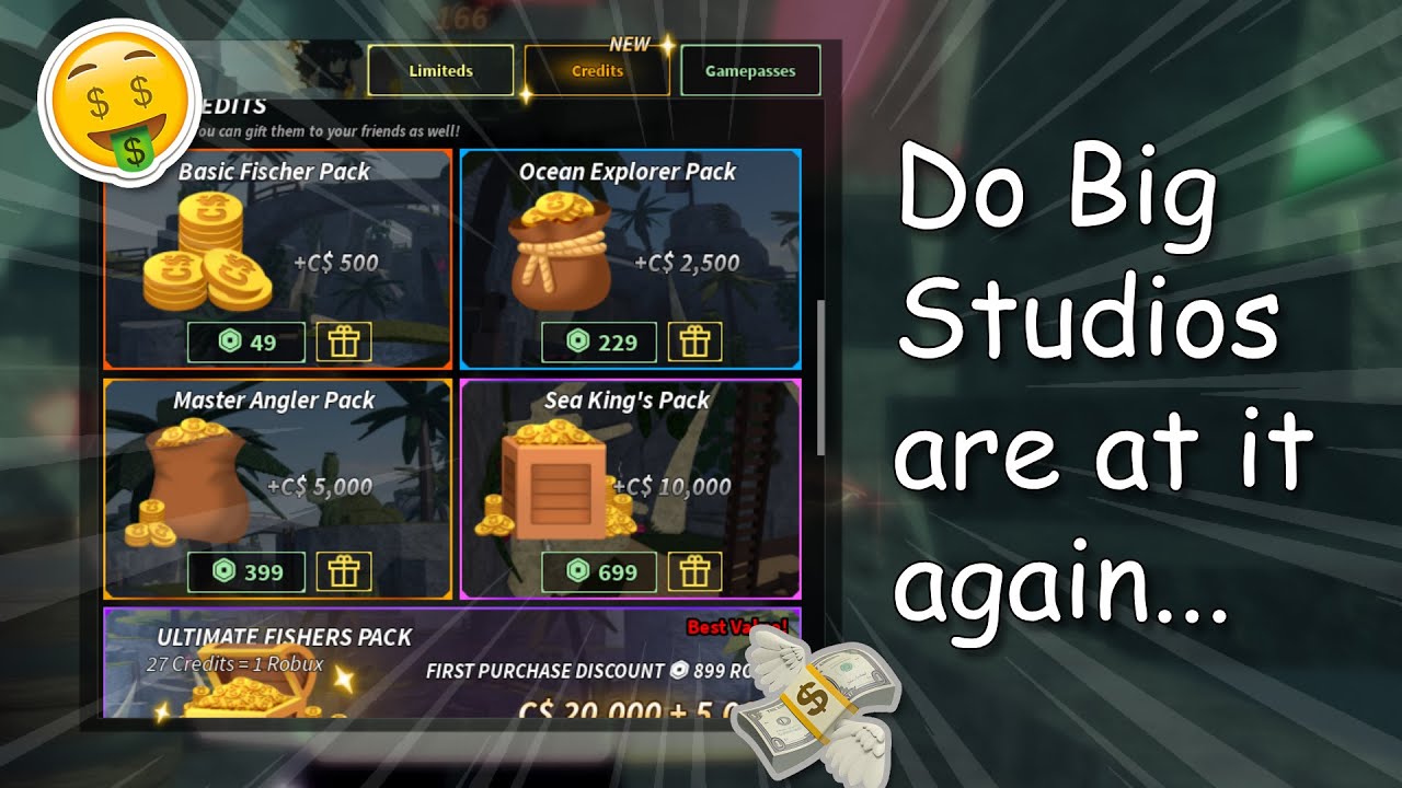 This update made Do Big Studios' statement age like expired milk... | Fisch - YouTube