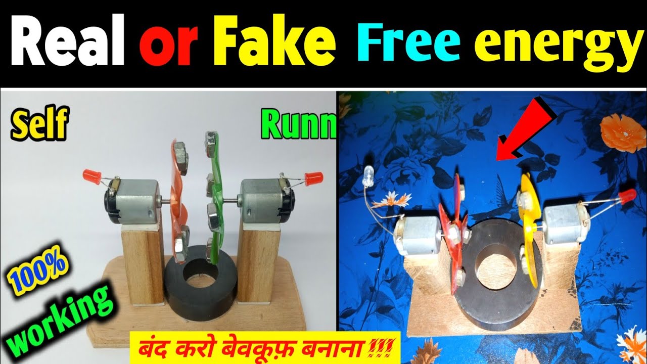 Self Runing Free energy generator || Real or Fake || Free Energy ...