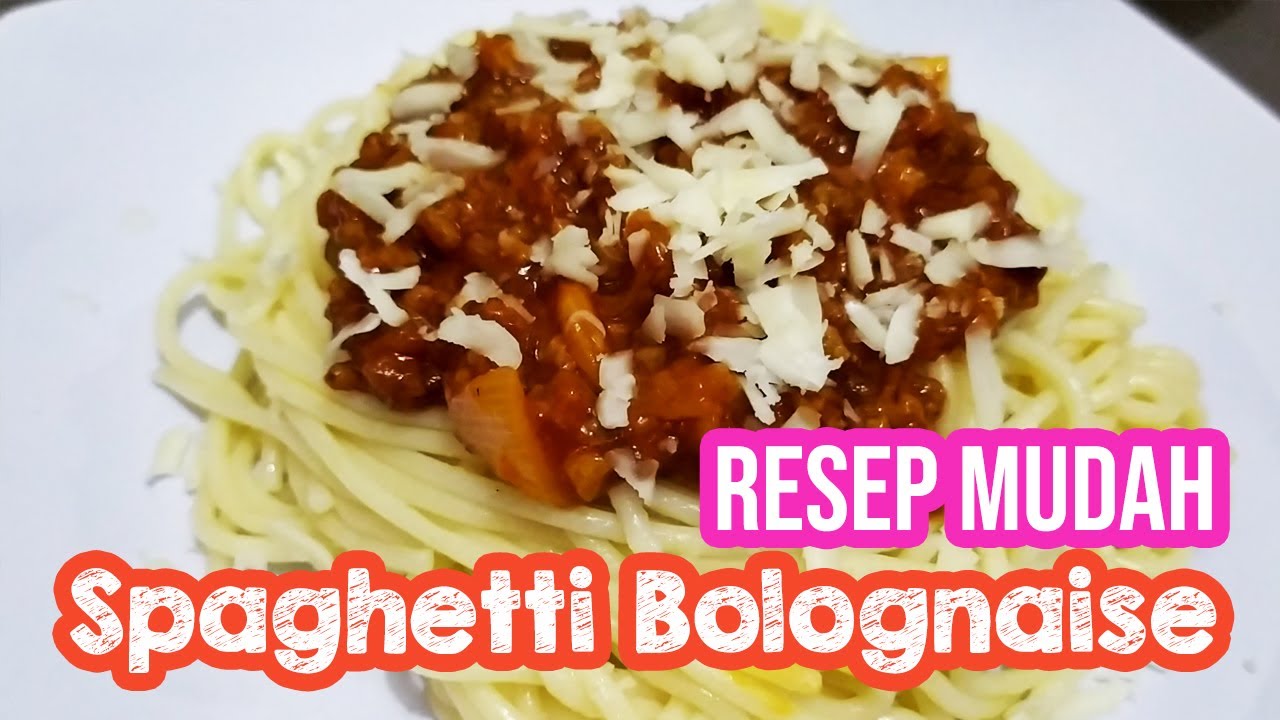 Cara Membuat Spaghetti Bolognese La Fonte || Resep Spaghetti Sederhana ...