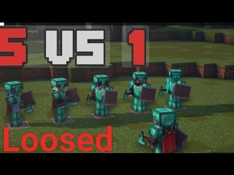 How I Loosed 1v5 PvP Battle In Universal Mc | @MinecraftlegendOP - YouTube