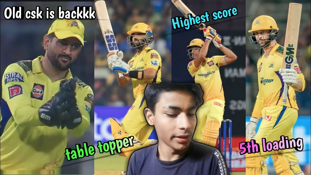 Old csk is back🎉 | table topper | Highest score in ipl | 5 th title ...