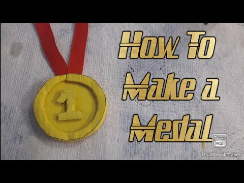 How to make a medal - YouTube