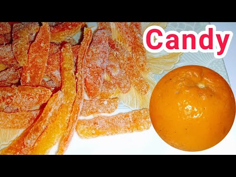 Tasty Orange candy recipe | best orange candy homemade | Orange sweet ...