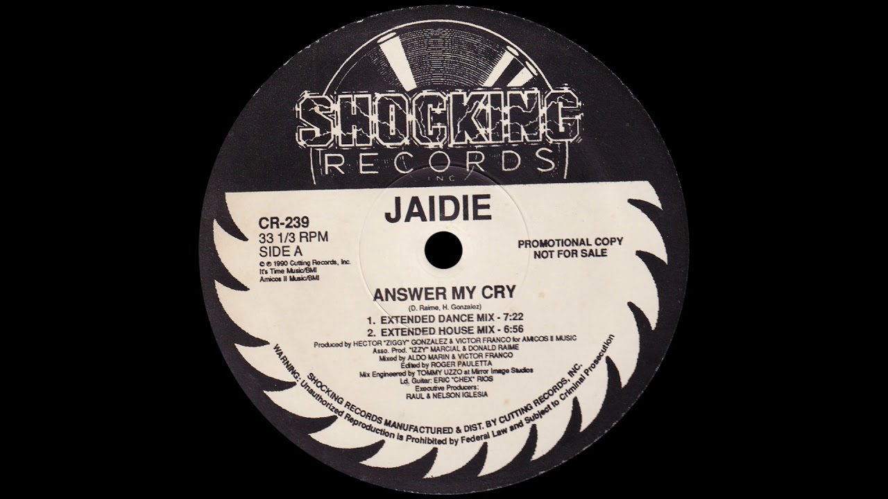 Jaidie - Answer My Cry [1990] - YouTube