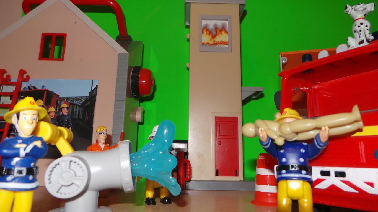 Fireman Sam Episode Training Tower Fire Drill - Feuerwehrmann Sam Full ...