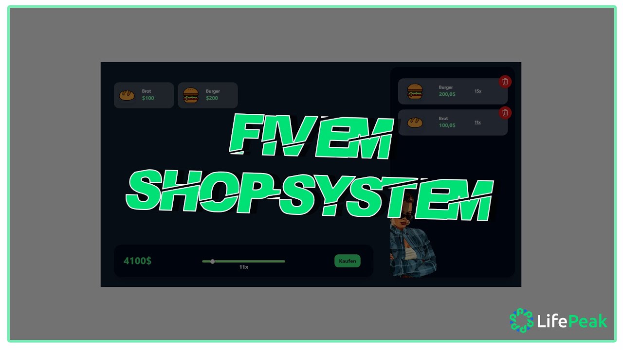FiveM Shop-System | Fully Configurable | [LifePeak-Scripts] - YouTube