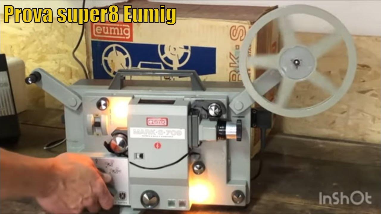 Proiettore vintage sonoro Eumig Mark S 709 a bobine per film e pellicole 8mm e Super 8 anno 1968 ...