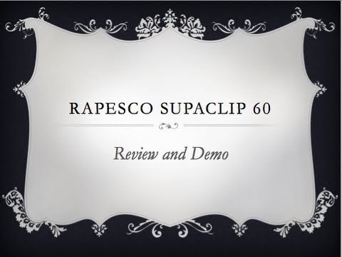 Rapesco SupaClip 60 Review and Demonstration - YouTube