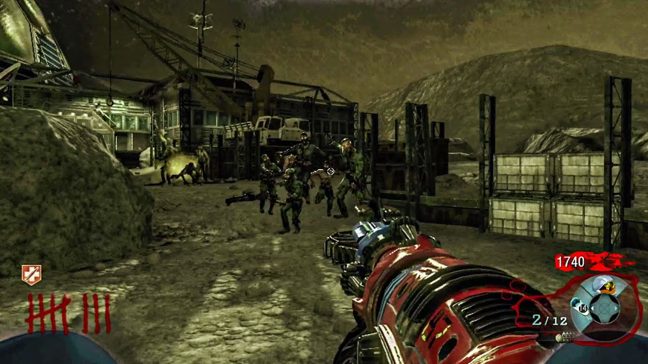 BLACK OPS ZOMBIES: MOON GAMEPLAY! (NO COMMENTARY) - YouTube