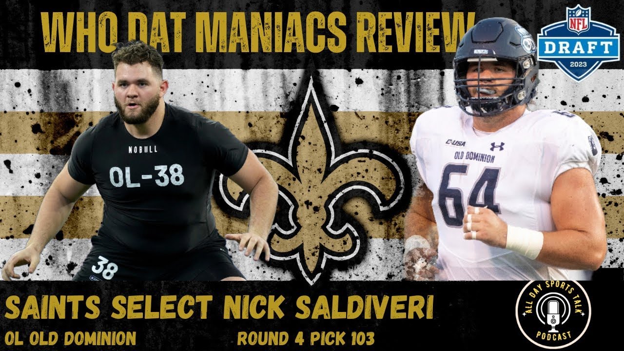 New Orleans Saints select Nick Saldiveri with the 1st pick in the 4th ...