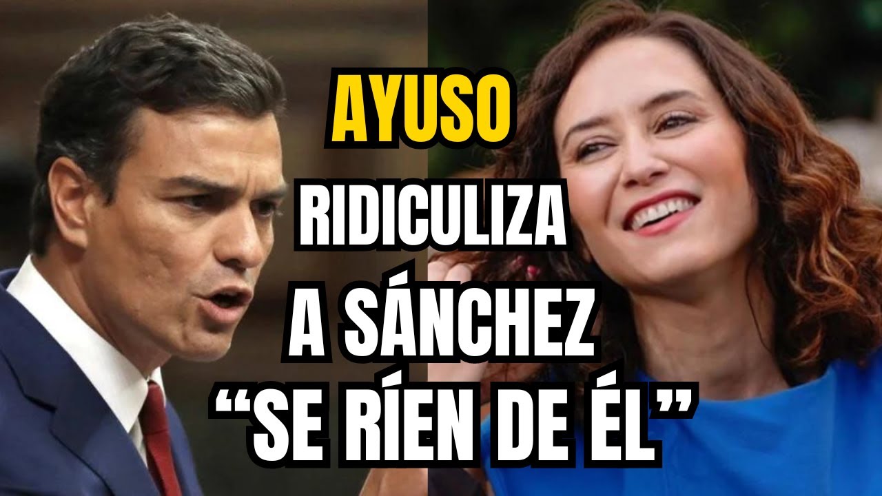 La asamblea desata un ataque de risa cuándo AYUSO llama a sanchez ASÍ... - YouTube