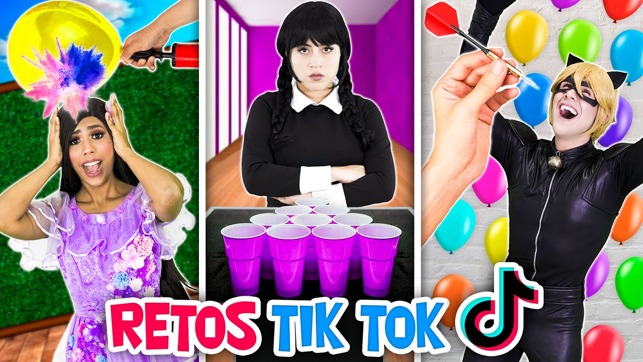 JUGAMOS LOS JUEGOS MÁS VIRALES DE TIKTOK 🔥😱 - YouTube