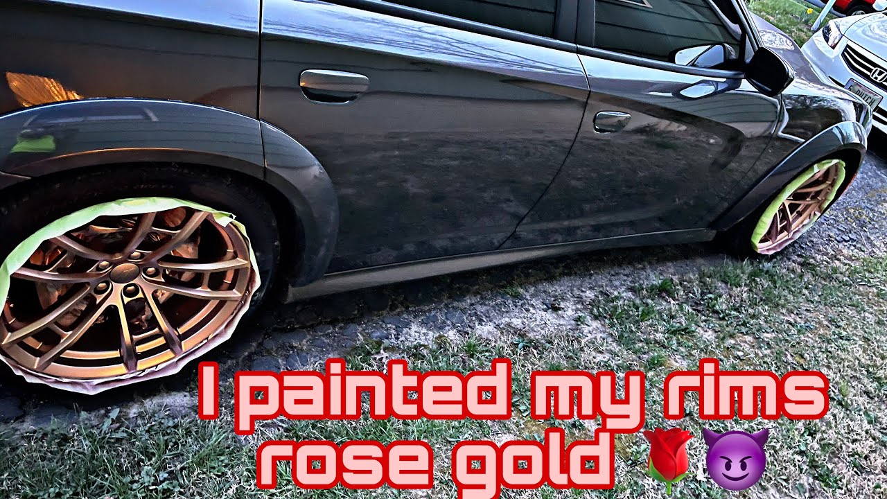 Rose gold rims 🌹 - YouTube