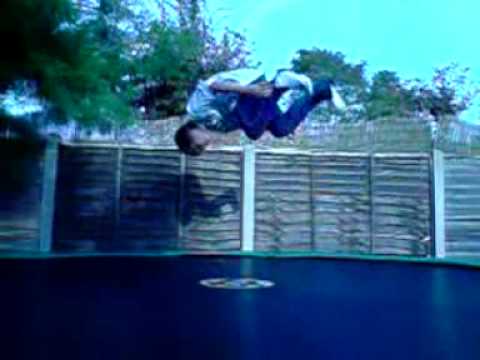 cool trampoline tricks (smooth slowmotion) - YouTube