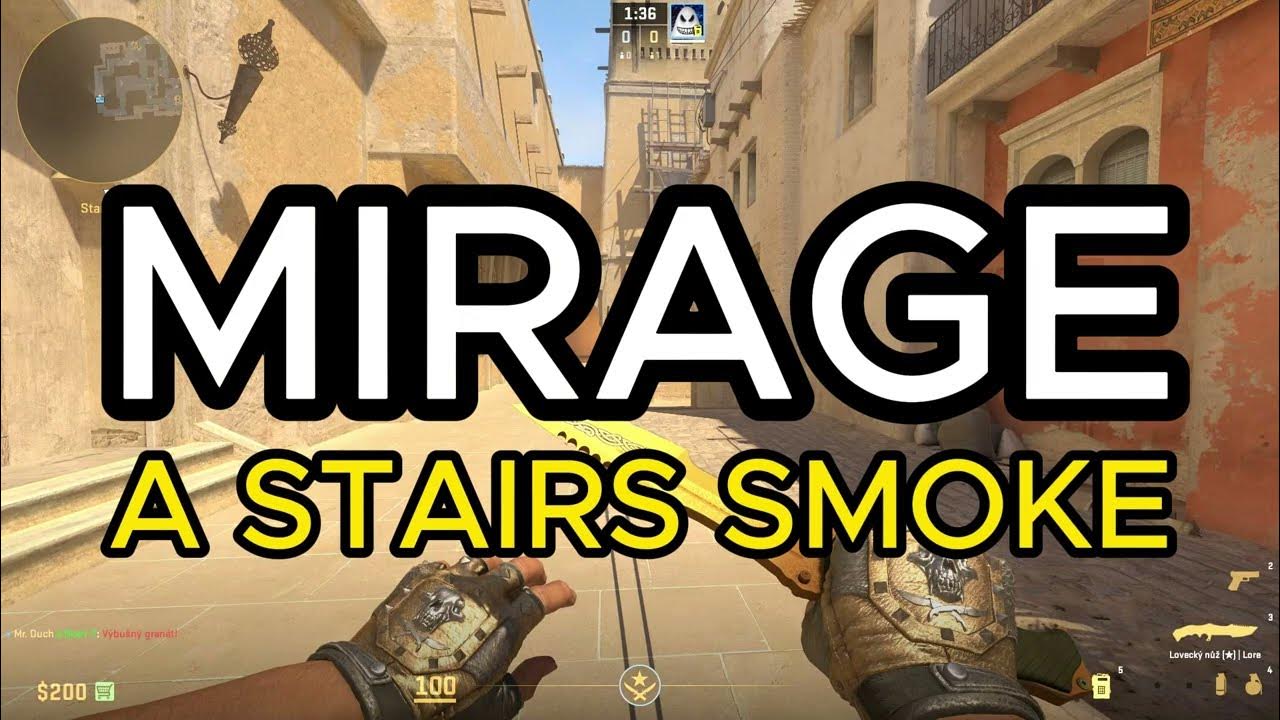 Stairs Smoke - MIRAGE [2024] | Counter-Strike 2 (CS2) - YouTube