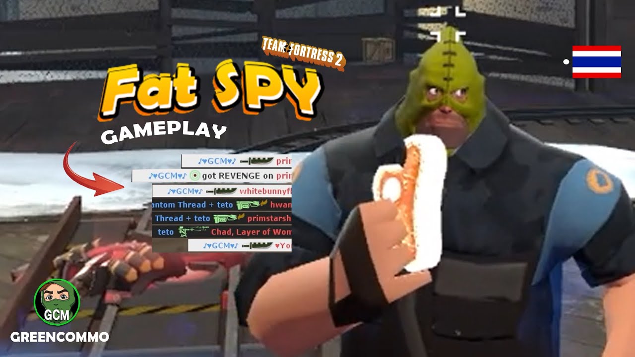 TF2 The Fat SPY - รุ่นนี้ไม่ต้องพึ่งล่องหน!!(gameplay)🔥 #tf2 #tf2spy # ...