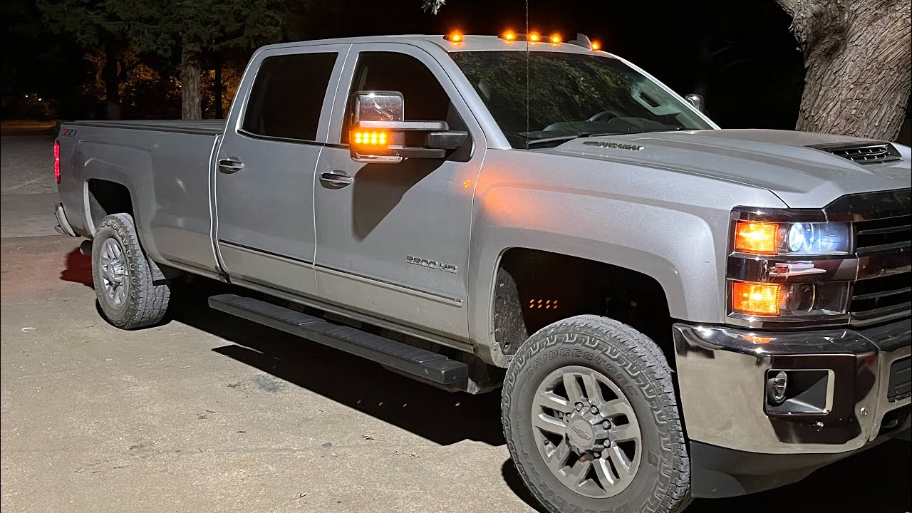 Installing GM Running Boards on 2018 Chevy Silverado 3500HD - YouTube
