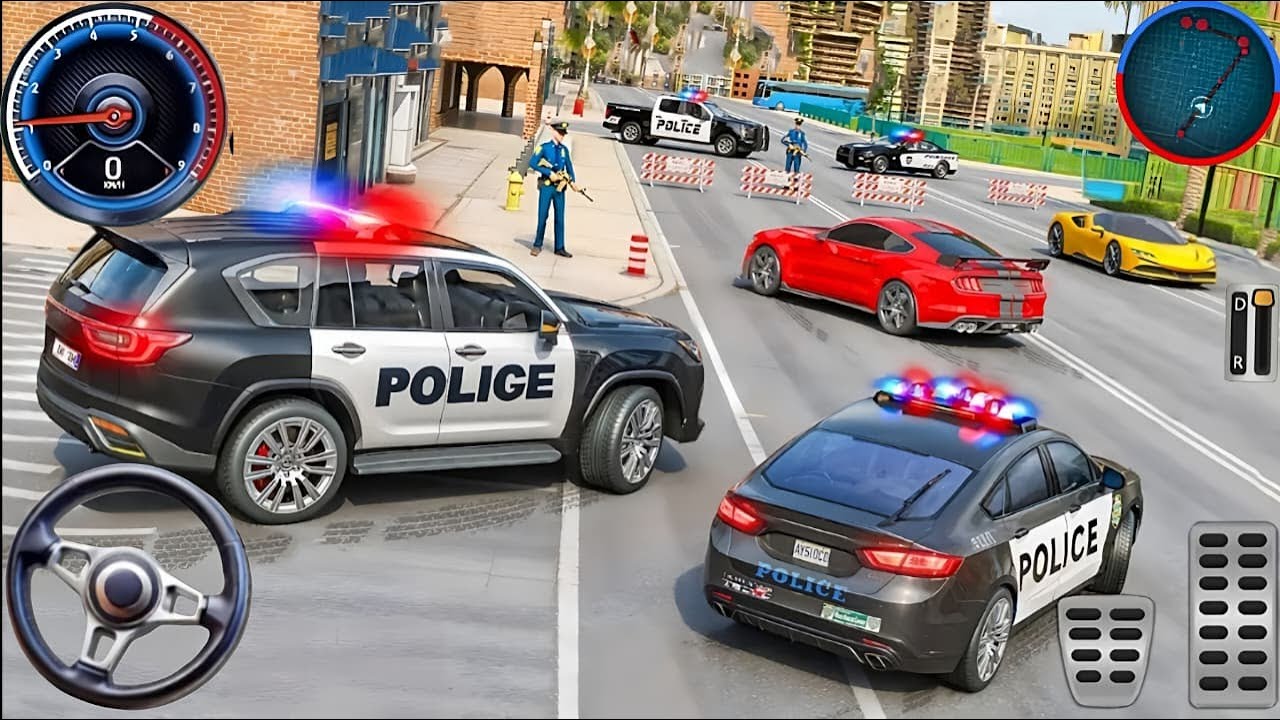 Police Car Chase Simulator 3D Game - Real Cop Cars Driving Simulator ...