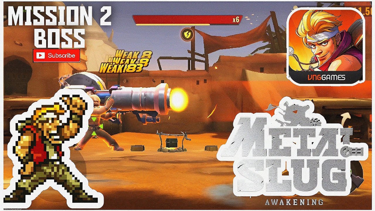 boss 2 marco rossi metal slug awakening mobile - YouTube