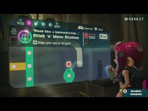 Splatoon 2 - Octo Expansion DLC - J05/C14: Stick 'n' Move Station - YouTube
