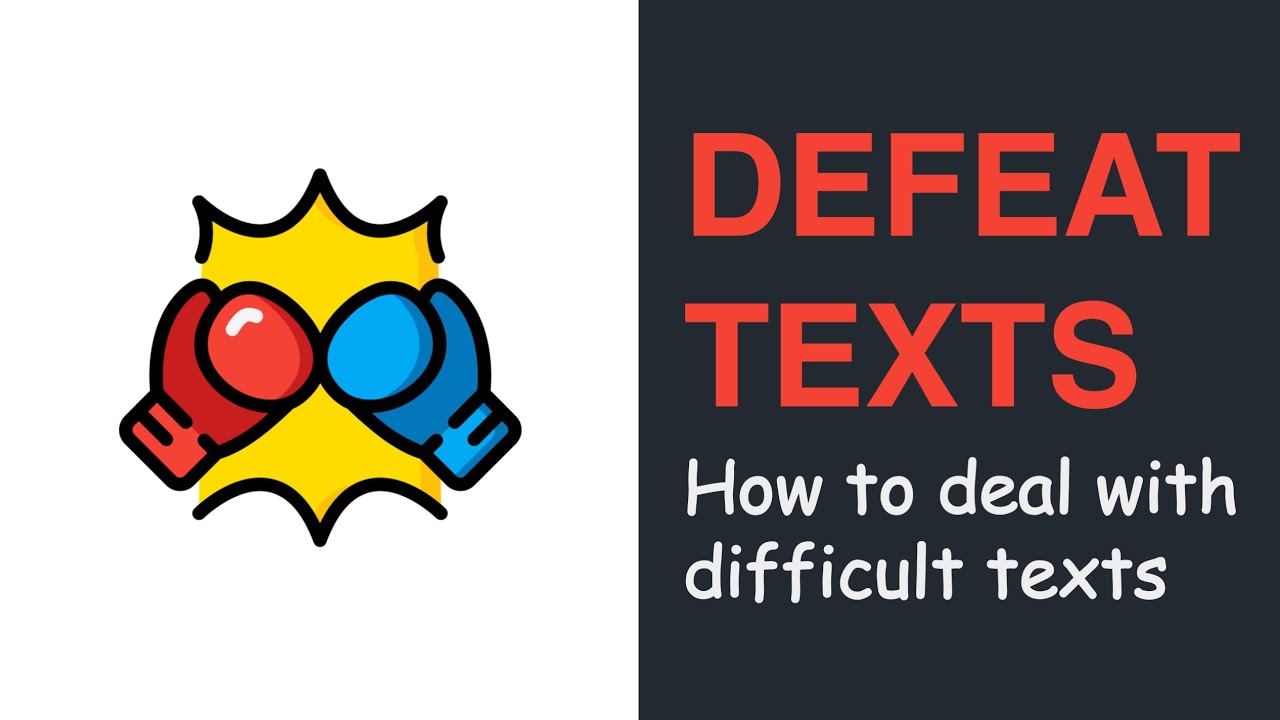 How to Understand Hard Texts - YouTube