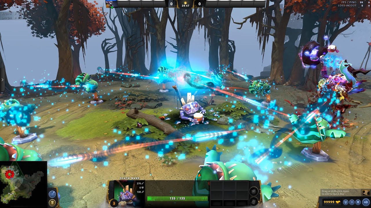 Dota 2 Padda'pon of Ribbi'tar with Blue Prismatic Gem - YouTube