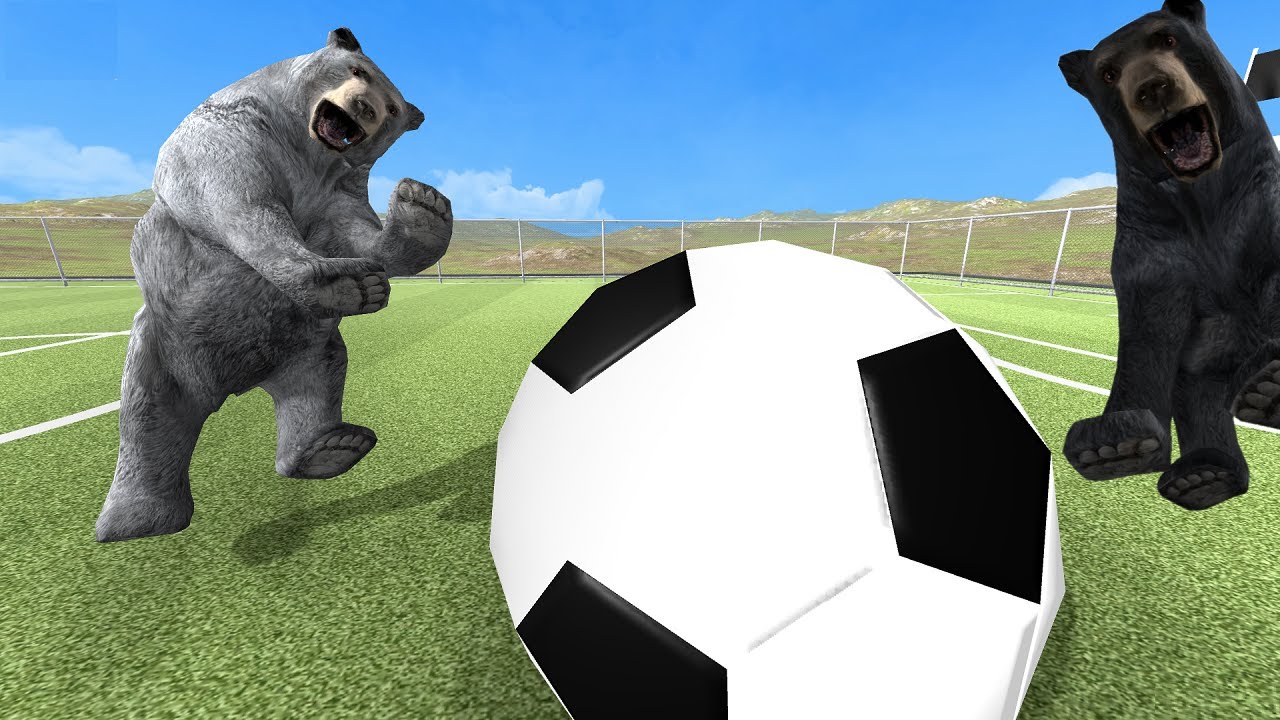 Bear brawl soccer | Beast Battle Simulator - YouTube