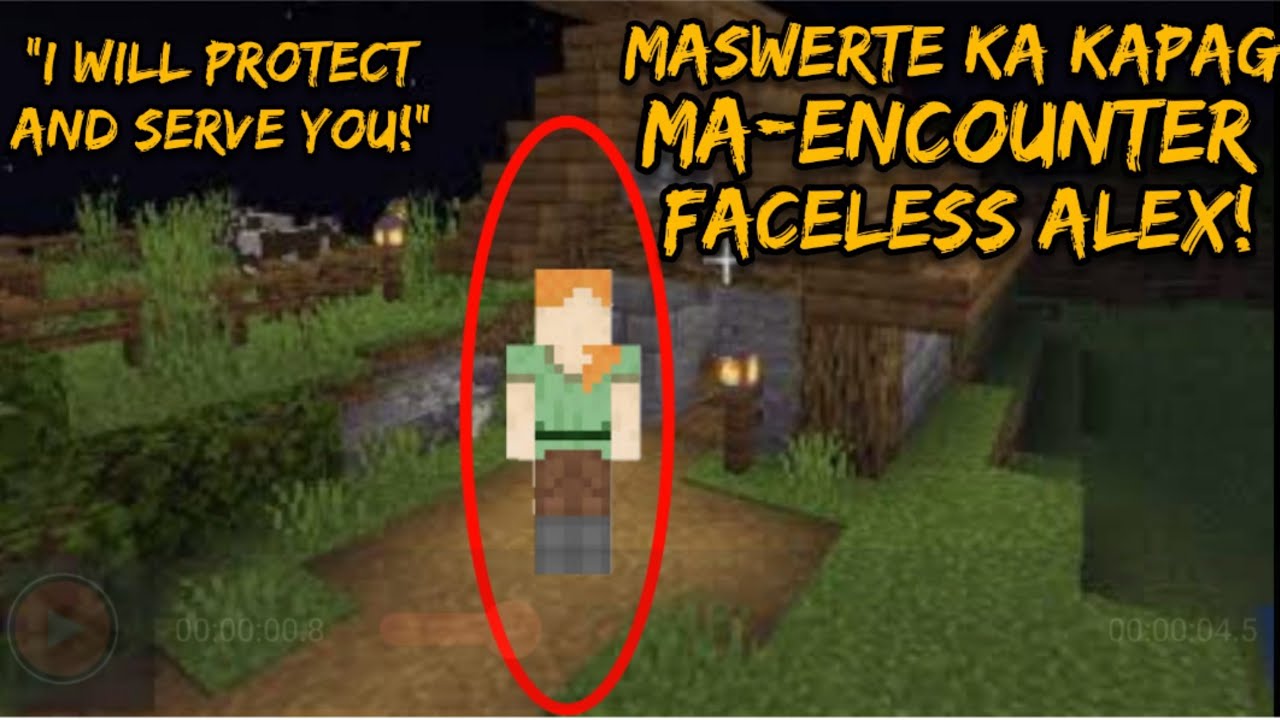 MINECRAFT CREEPYPASTA | Ang kwento ni faceless Alex - YouTube