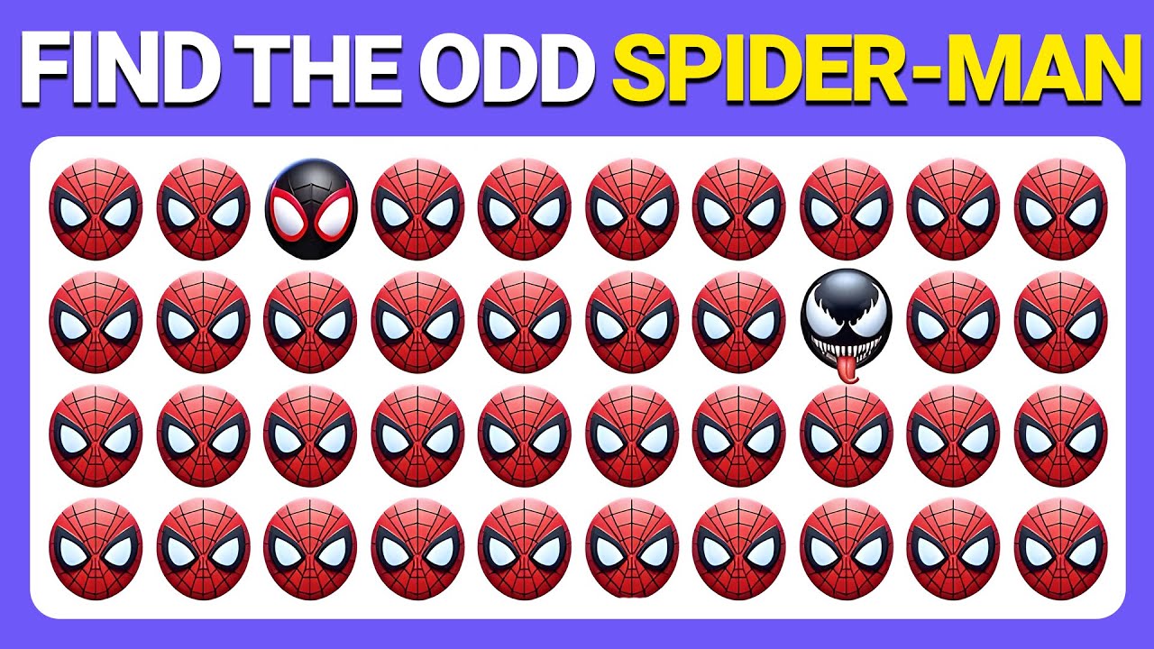 Find the ODD Spider Man – Marvel Spider Man 2 Game Edition Quiz! 🕷️🦸‍♂️ ...