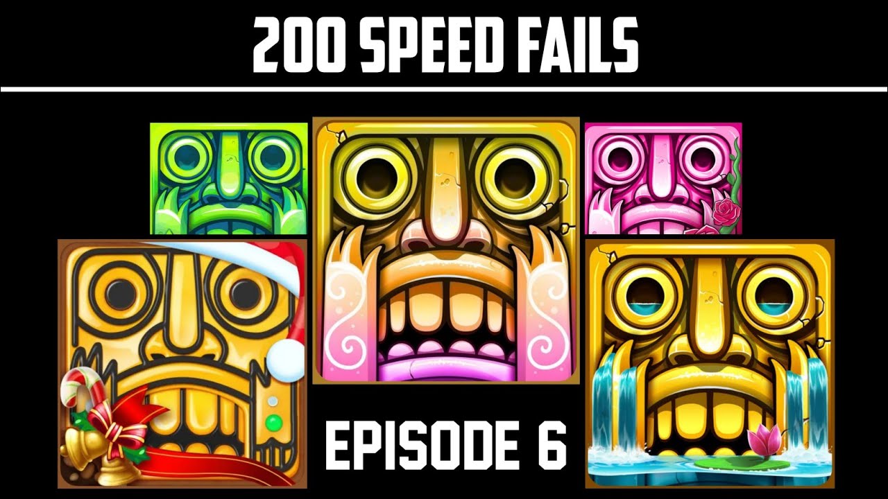 Temple Run 2 FUNNY FAILS 200 Speed EP6 | Holi Festival,Enchanted Palace ...