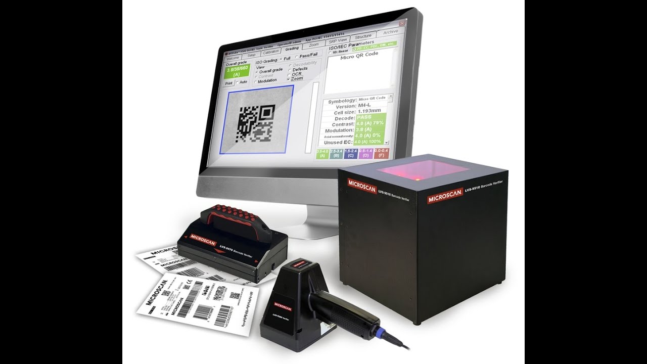 Верификатор Omron MicroScan LVS-9510. Верификация штрих кодов. Часть 1 ...