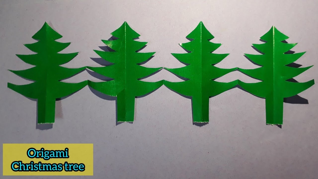 Easy decorative paper chain for Christmas || paper cutting design ...