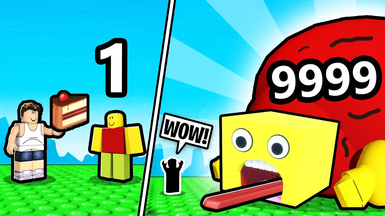 Roblox but Feed the noob until it EXPLODES - YouTube