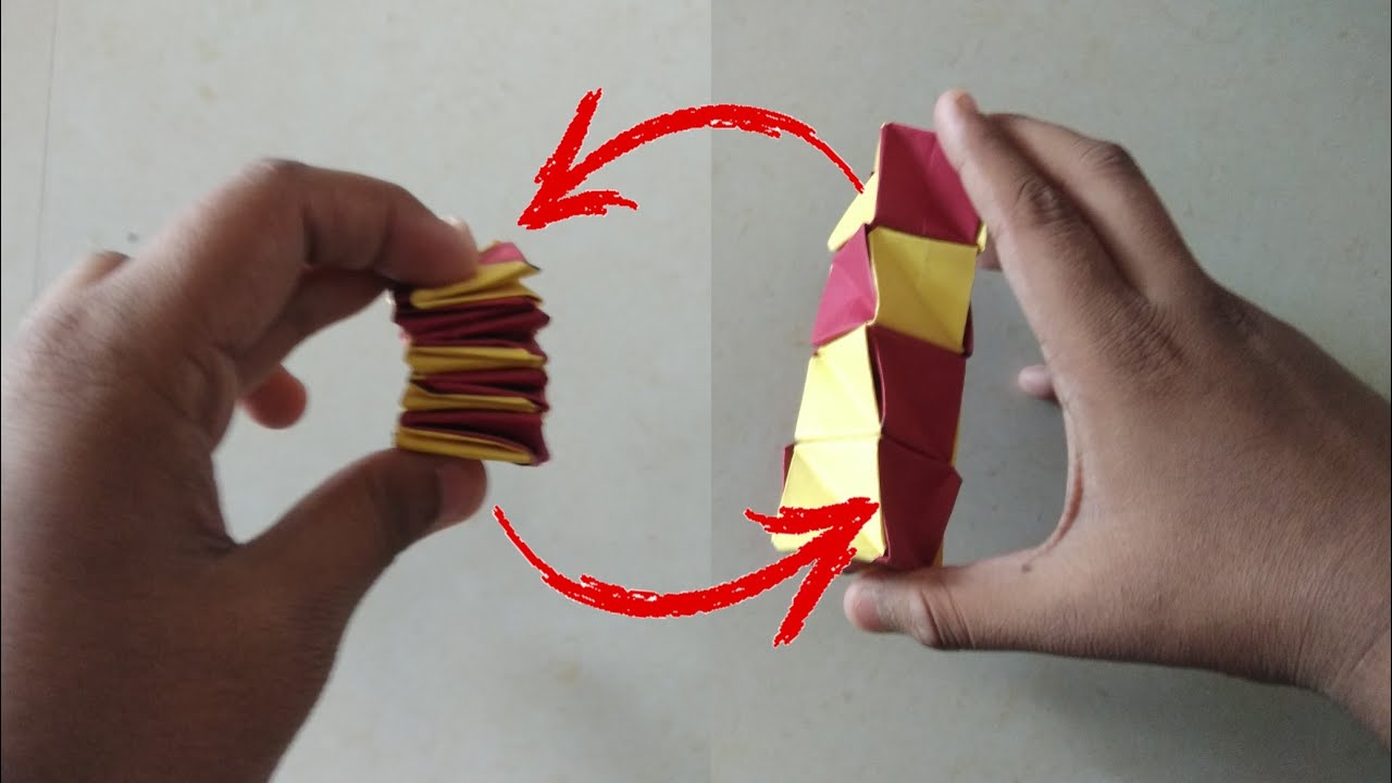 how to make magic paper cube dly - YouTube