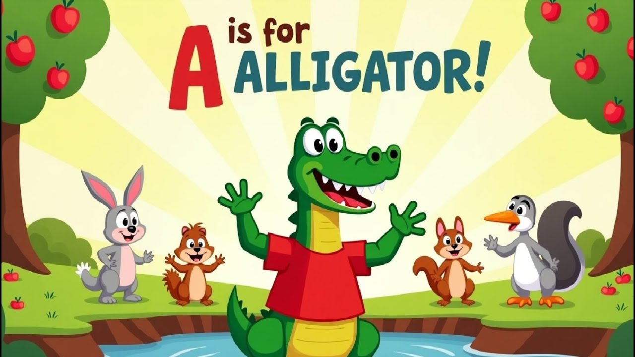 A is for Alligator | Alphabet Adventures for Toddlers and Preschoolers ...
