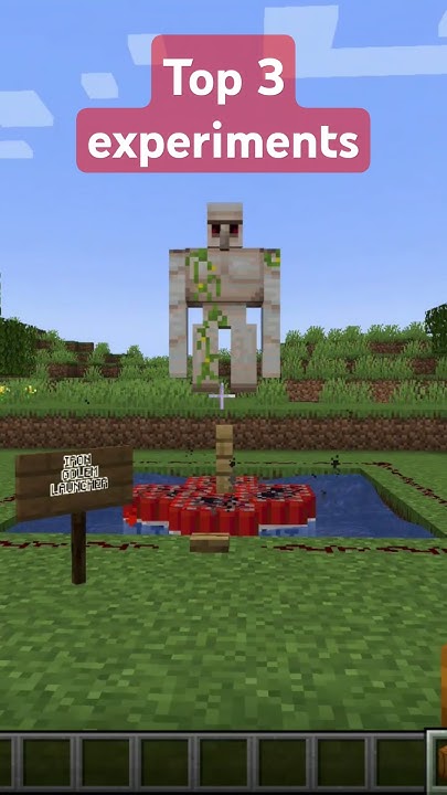 Minecraft Top 3 experiments #minecraft #explore #minecraft #gamesshorts ...