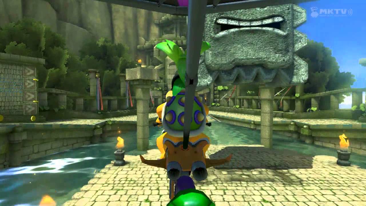 Wii U - Mario Kart 8 - Thwomp Ruins - YouTube