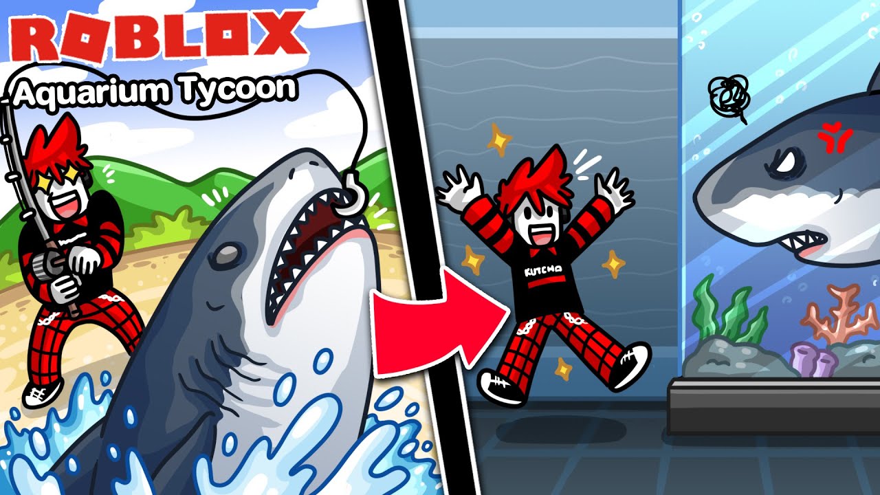 Roblox : Aquarium Tycoon 🐠🐟 เมื่อฉันต้องไล่จับปลา เพื่อสร้างอควาเรียม ...