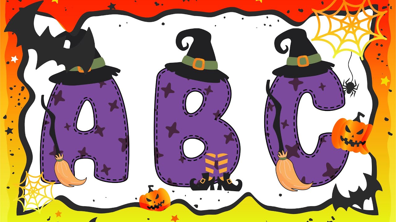 Halloween ABC Song | Learn Spooky Alphabet Letters for Children and ...