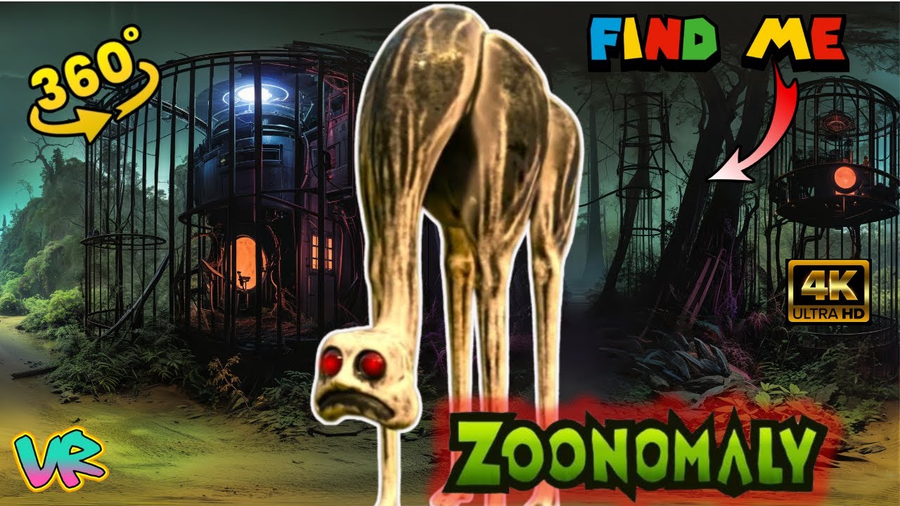 ZOONOMALY MONSTER GIRAFFE | Finding Challenge 360 | VR 360 - YouTube