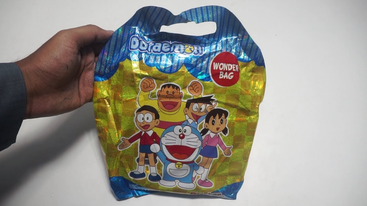 Doraemon Surprise Wonder Bag With Surprise Stationery Gift - YouTube