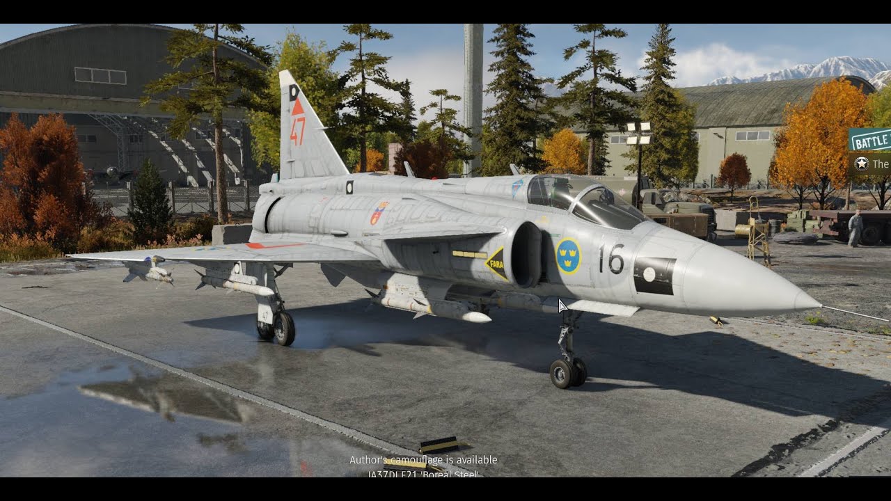 War Thunder: JA37DI F21 - YouTube