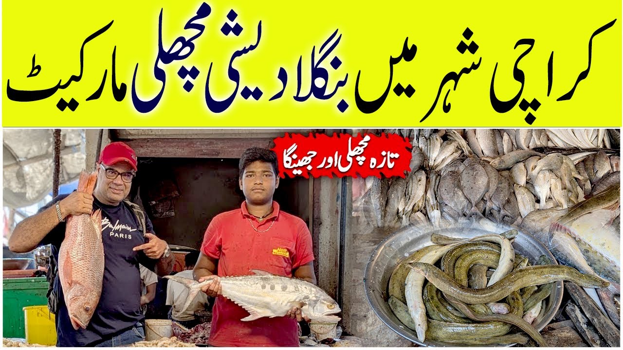 Biggest Fish Wholesale Market in Pakistan | Cheapest Fish Market in ...