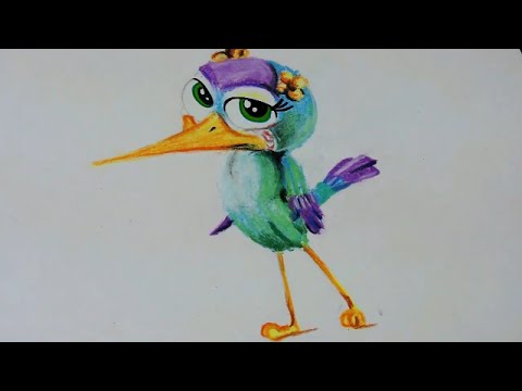 How To Draw Rayito From El Americano The Movie | Cartoon CC - YouTube