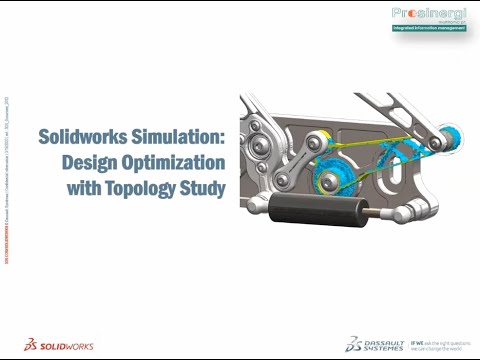 Webinar of Solidworks Simulation Optimization with Topology Study - YouTube